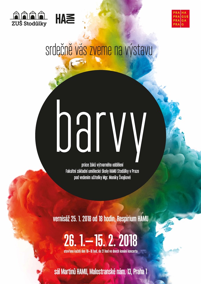 Barvy - výstava prací žáků FZUŠ HAMU Stodůlky | Praha 13