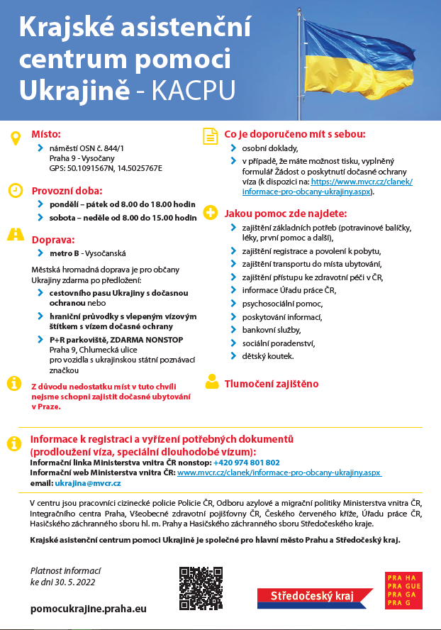 Změna provozní doby KACPU | Praha 13