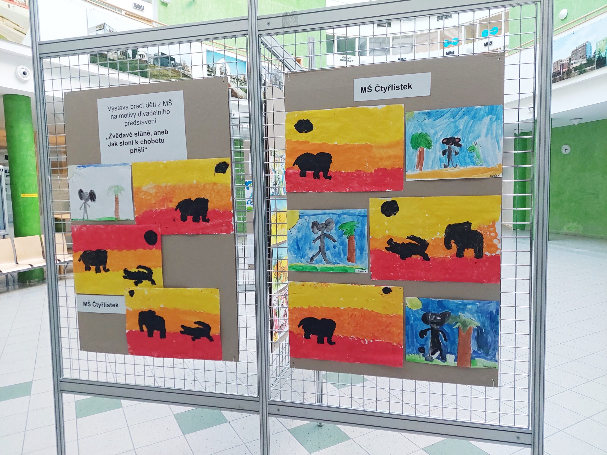 Výstava obrázků dětí z MŠ Prahy 13 | Praha 13